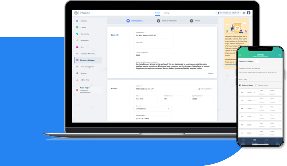 Business Listings – Rallio – Social Media for Franchises, Small & Local ...